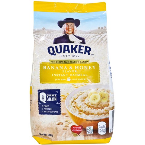 Quaker Oats Oats Banana & Honey | 500g | Shopee Philippines