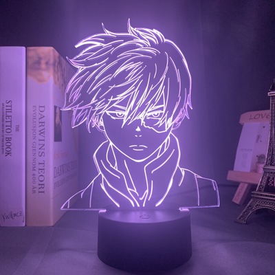 3D Lamp My Hero Academia Night Lights Midoriya Izuku Bakugou Katsuki ...