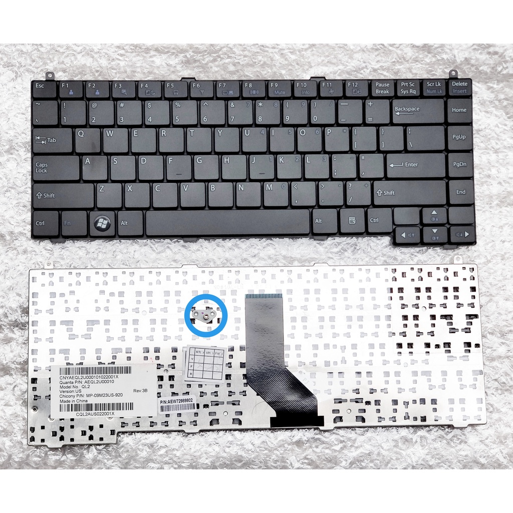 Laptop Keyboard for LG R410 P810 R480 R490 R460 RD410 R470 RB470 White ...