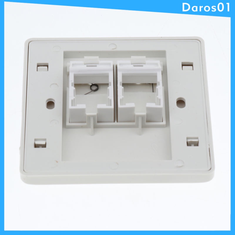 [ Face Wall Plate Network Ethernet Socket RJ11 Telephone Single Gang ...