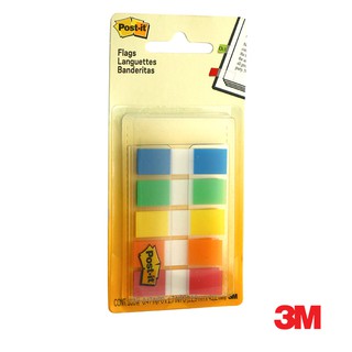 3M Post-it Flags Assorted Primary Colors, 100 Flags, .47INx1.7IN 683 ...