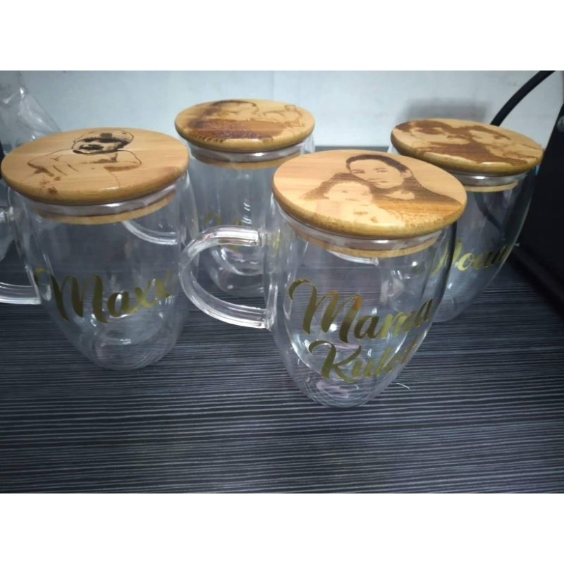 GLASS MUGS/WHITE MUGS (WITH ENGRAVE COVER) | Shopee Philippines