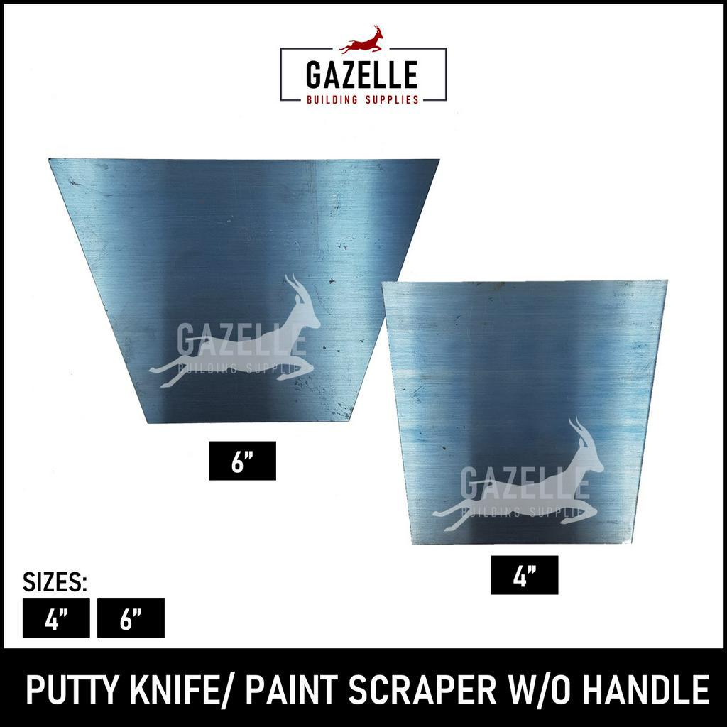 Putty Knife / Paint Scraper Paleta without handle - 4" / 6" | Shopee ...
