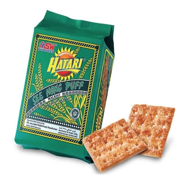 Asw HATARI BISCUIT Sugar HONG SEE PUFF MALKIST BISCUIT 230 GR | Shopee ...
