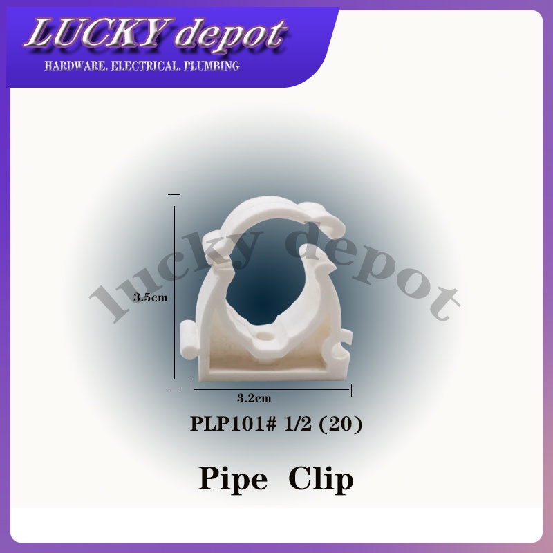 PPR FITTINGS PIPE CLIP/PIPE CLAMP ( PLP101 (20) 1/2 / PLP102 (25) 3/4 ...