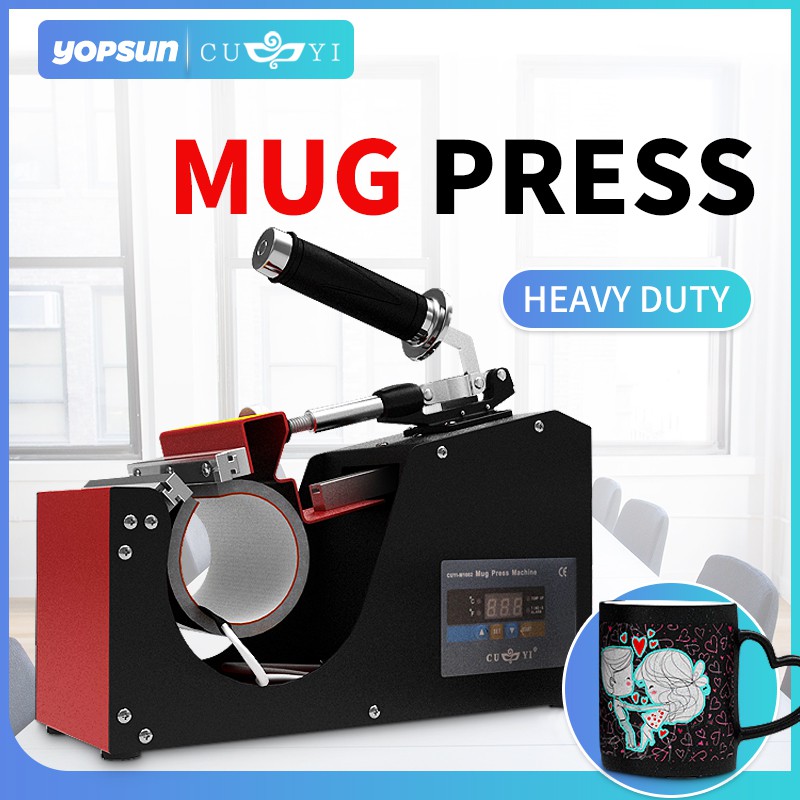 Cuyi Mug Press Machine Sublimation Mug Press Machine (Heavy Duty ...