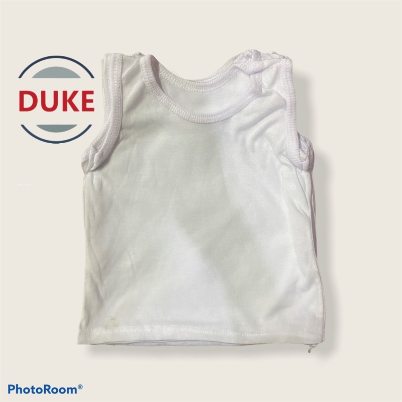 COD 12 pcs Baby Tops White Sando Sabrina T-shirt Muscle Aircon Sando ...