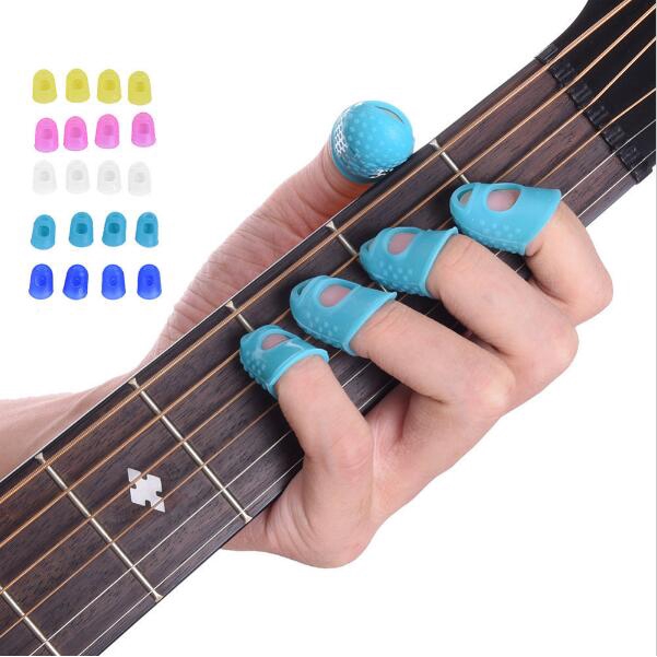 5pcs/set Silicone Non-slip Guitar Finger Protector | Shopee Philippines