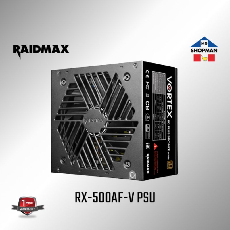 Raidmax Vortex 500w RX 500AF V / 700w RX 700AC V 80+ Bronze True Rated ...