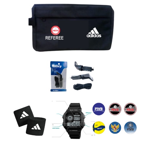 Adidas Referee Volleyball Sling Bag Package/Sling Bag Package+Pluit ...