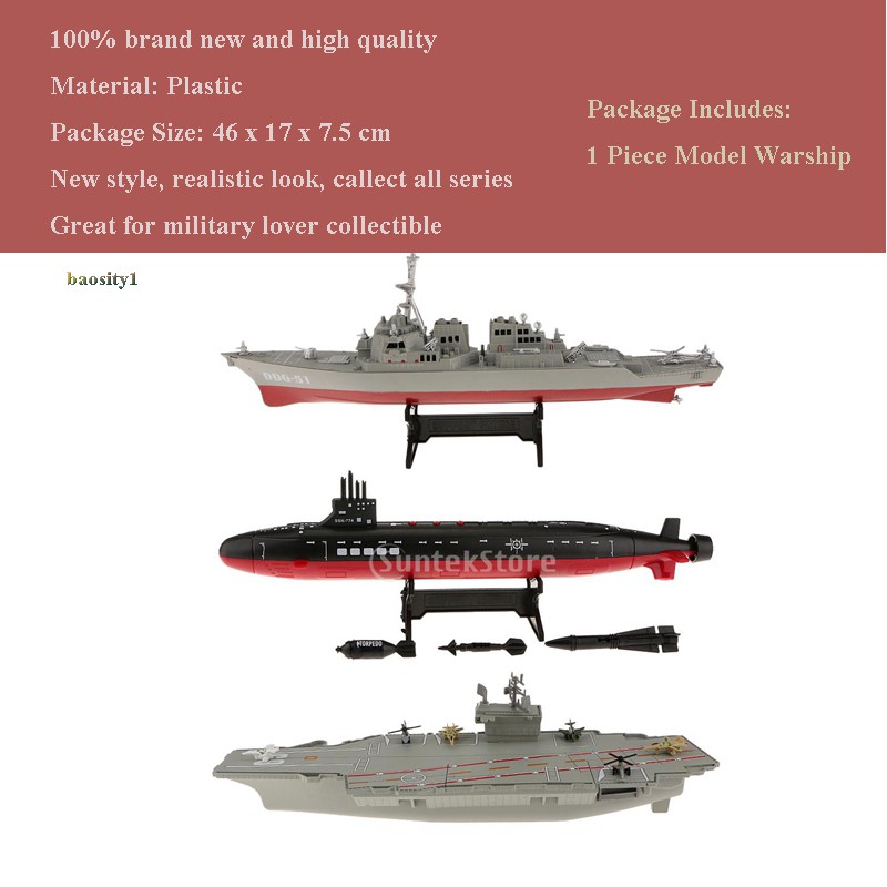 COD baosity1Military Model 1/350 Scale Ship Warships Model Toys ...
