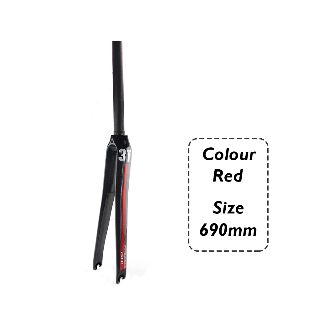 3T 700C road bike 3K full carbon fiber front fork bike bike parts bike ...