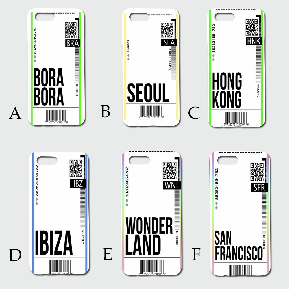 [ PLANE TICKET ] Snap phone case for Oppo A3s A7 A5s A37 A83 A71 A5 A9 ...