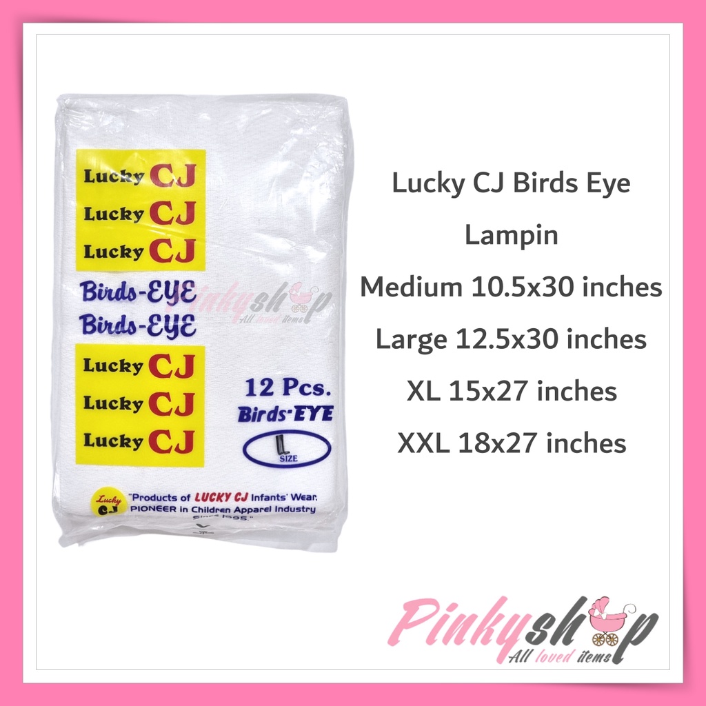 Lucky CJ Newborn Birds Eye Baby Lampin Cloth Diaper Birdseye Lampin ...