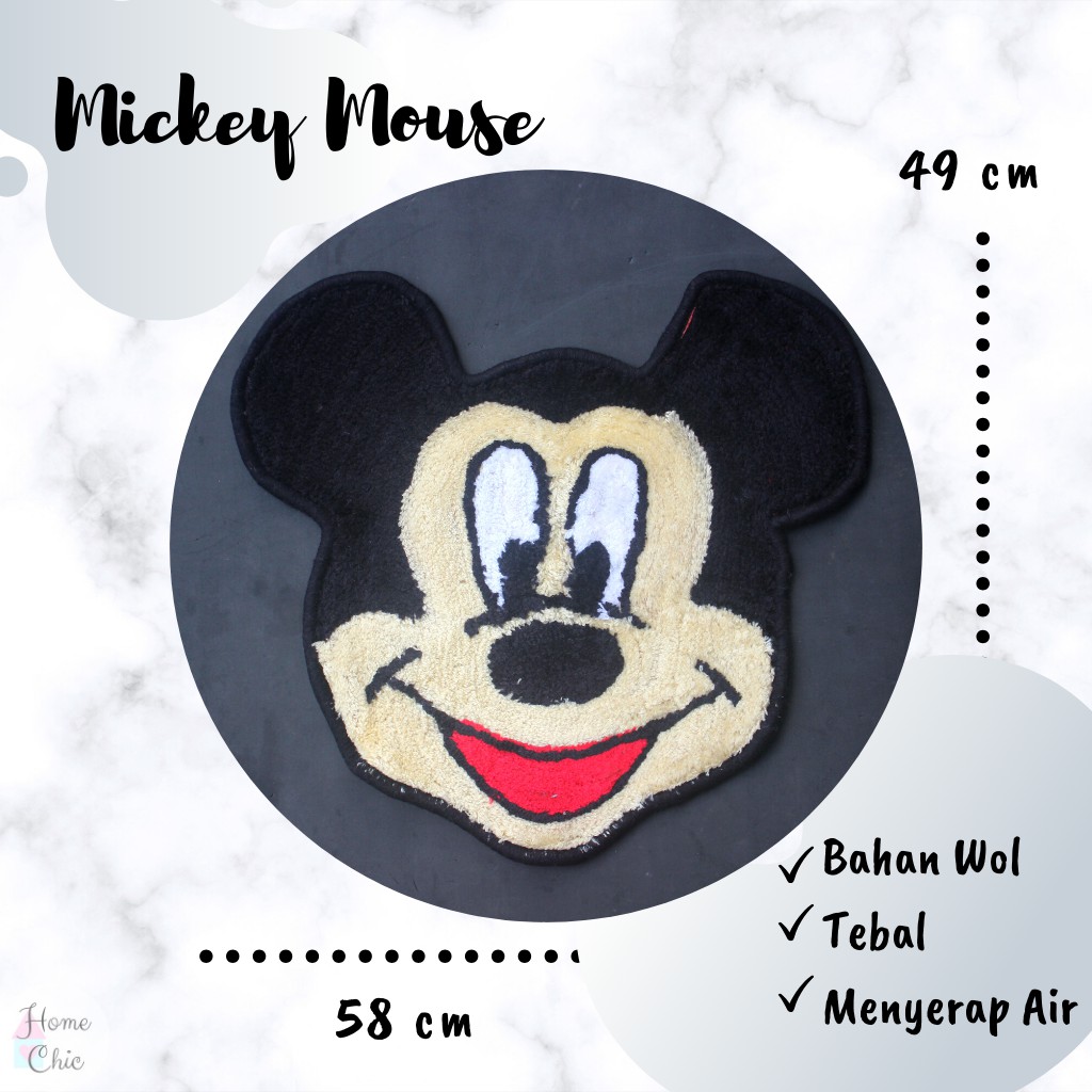 Disney Mickey Mouse Character Mat | Shopee Philippines