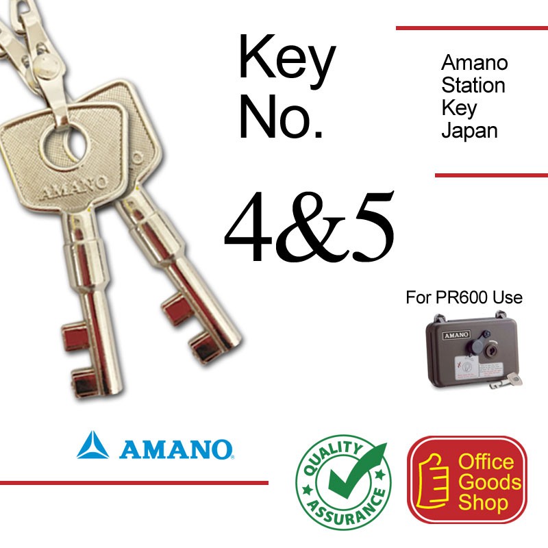 Kunci Amano Key 2 Pcs (Number 4,5 ) | Shopee Philippines