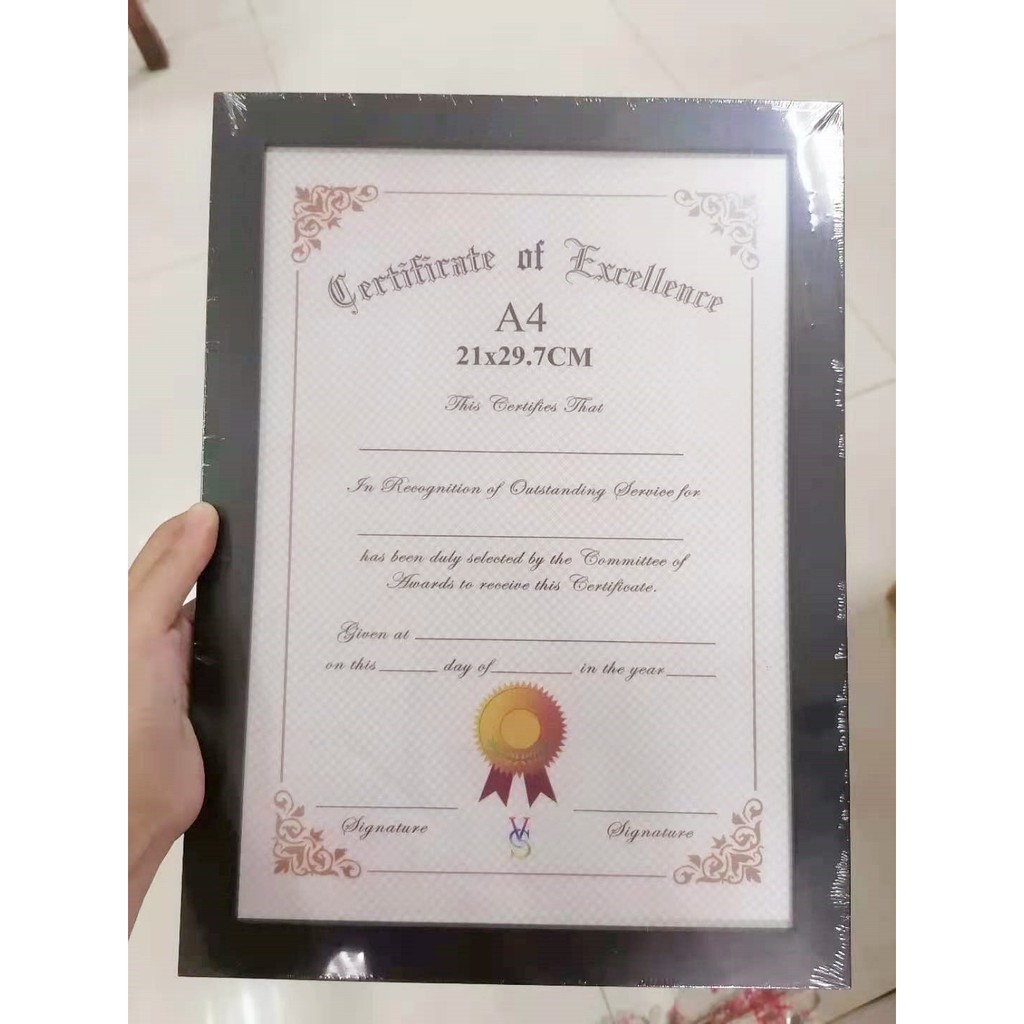 [VS] CERTIFICATE FRAME WOODEN ACETATE COVER A4 YY6020/YY8033X/YY8001 ...