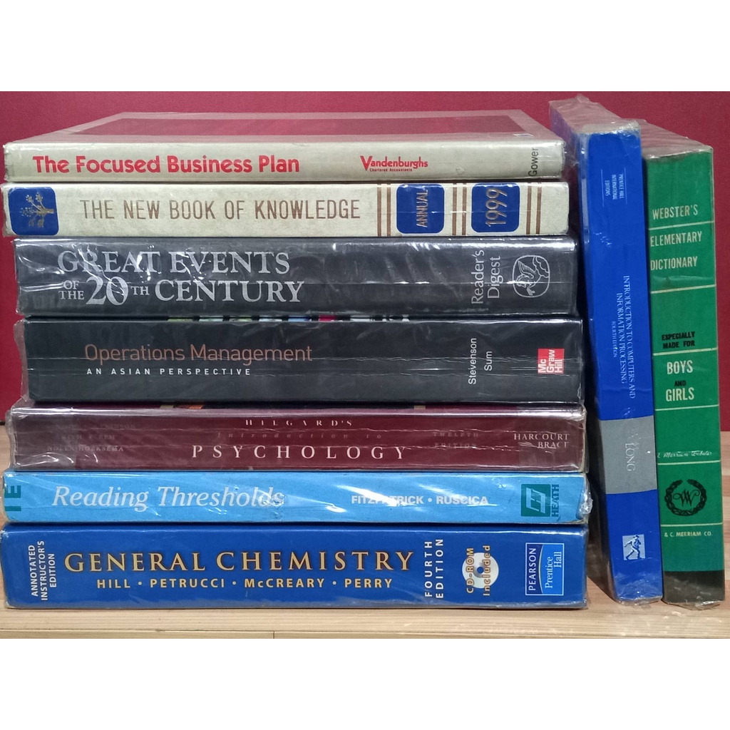 BB13 REFERENCES & GENERAL KNOWLEDGE (BIG BOOKS) (Pre-loved) | Shopee ...