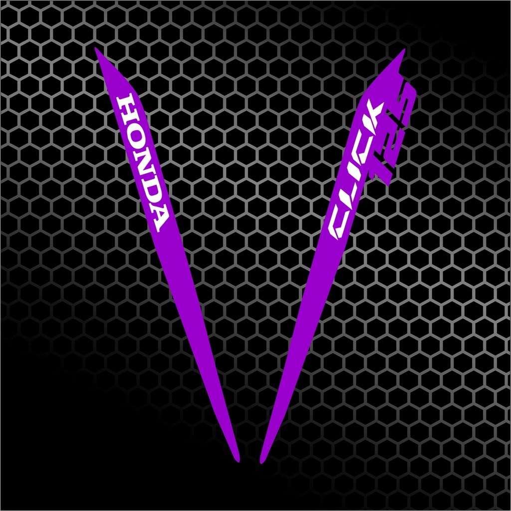 honda click front sticker lining 125 150 cut sticker waterproof ...