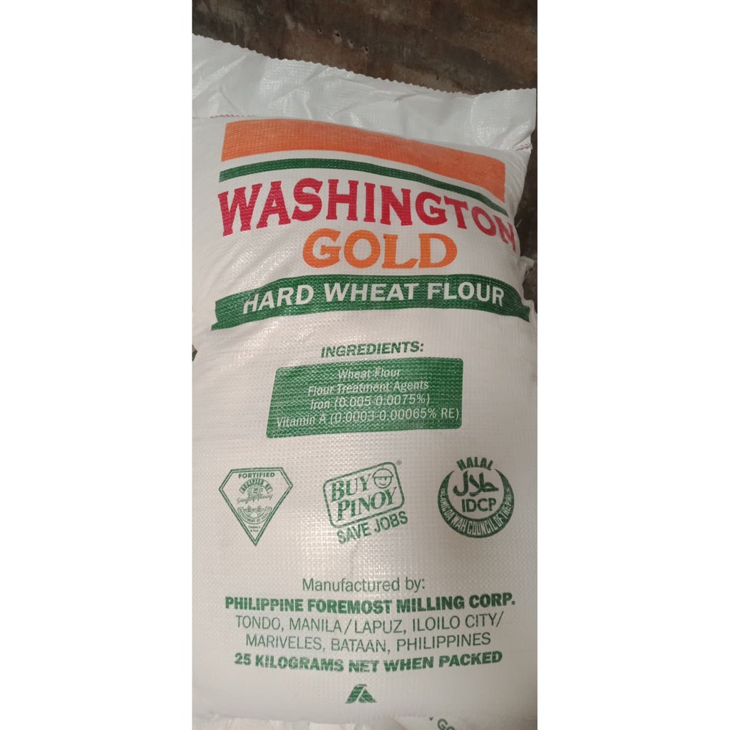 WASHINGTON GOLD BREAD FLOUR/ 1ST CLASS / HARD WHEAT FLOUR | Shopee ...