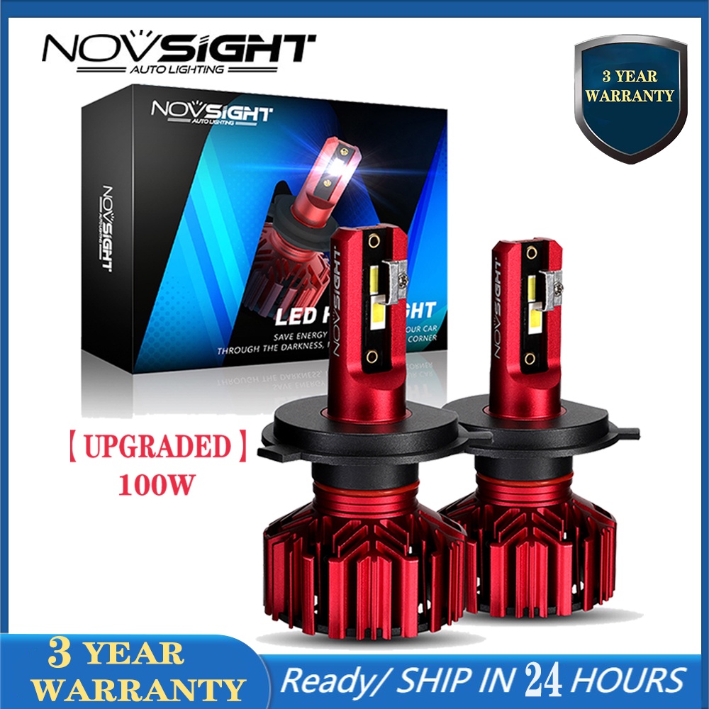 【UPGRADED】Novsight H4 LED Headlight For Car H4 H11 Super Long Life ...