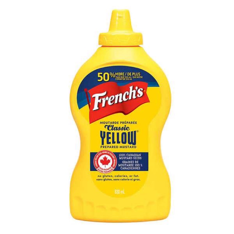French’s Classic Yellow Mustard 830ml | Shopee Philippines