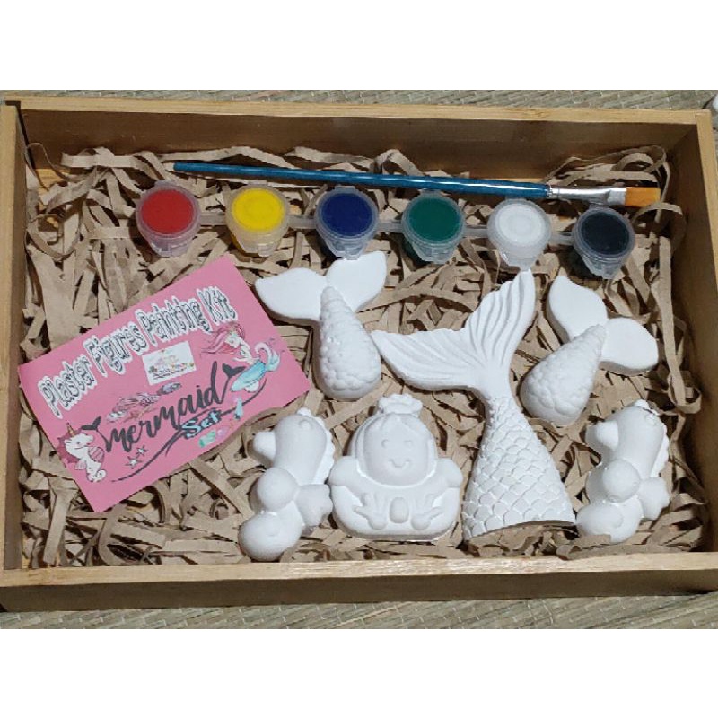 Paint Your Own Mermaid Plaster Figures Painting Kit | Shopee Philippines