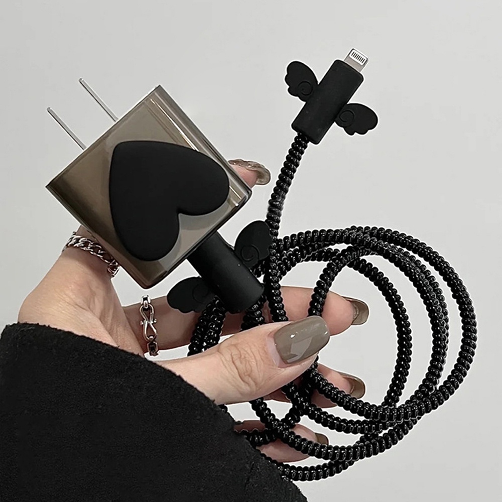 Charging Head Protect Cover Case + Charging Cable Case + Winders ...