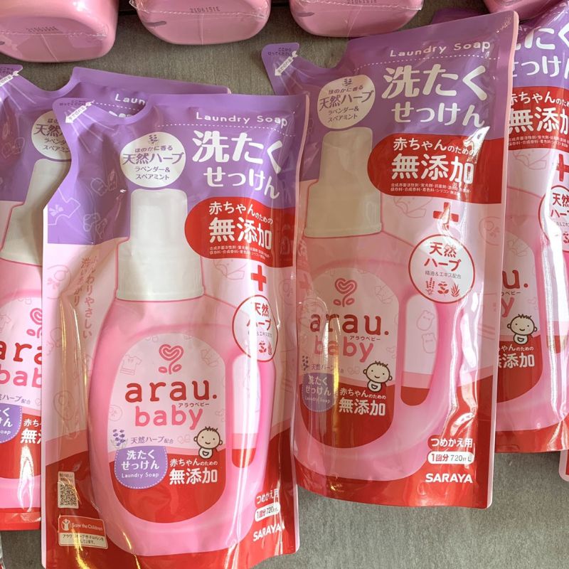 Japanese ARAU Laundry Detergent 800ML Bottle / 720ML Bag / COMBO Bottle ...