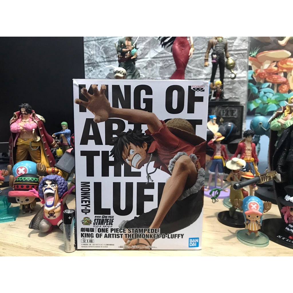 King Of Artist - Monkey D Luffy - GOLD TOEI Sticker | Shopee Philippines