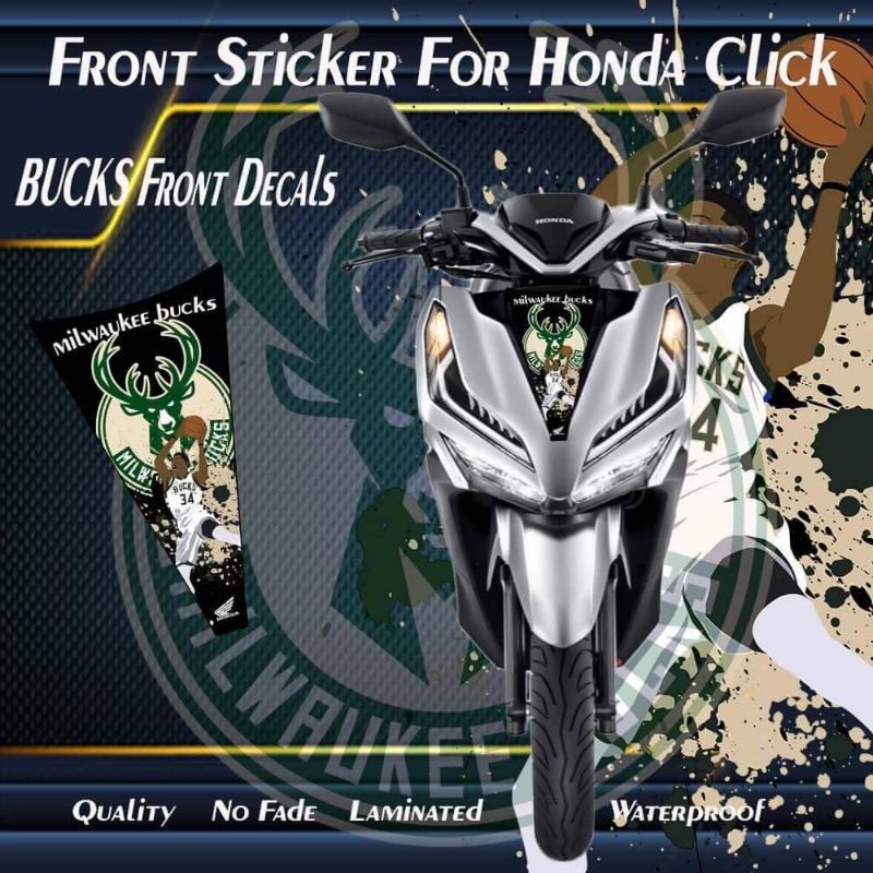 HONDA CLICK FRONT COVER/NBA player design | Shopee Philippines