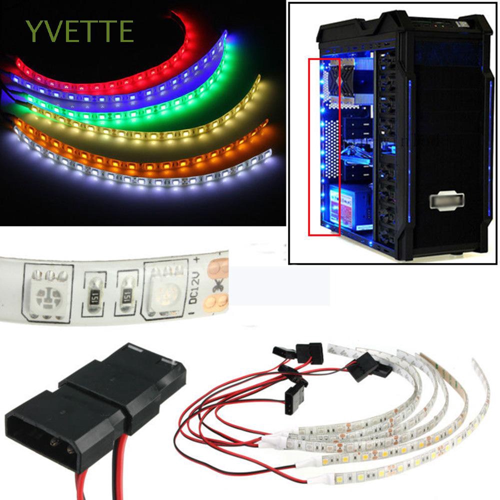 Flexible LED Strip 30/50/100cm Flexible Strip Light Lamp For PC ...
