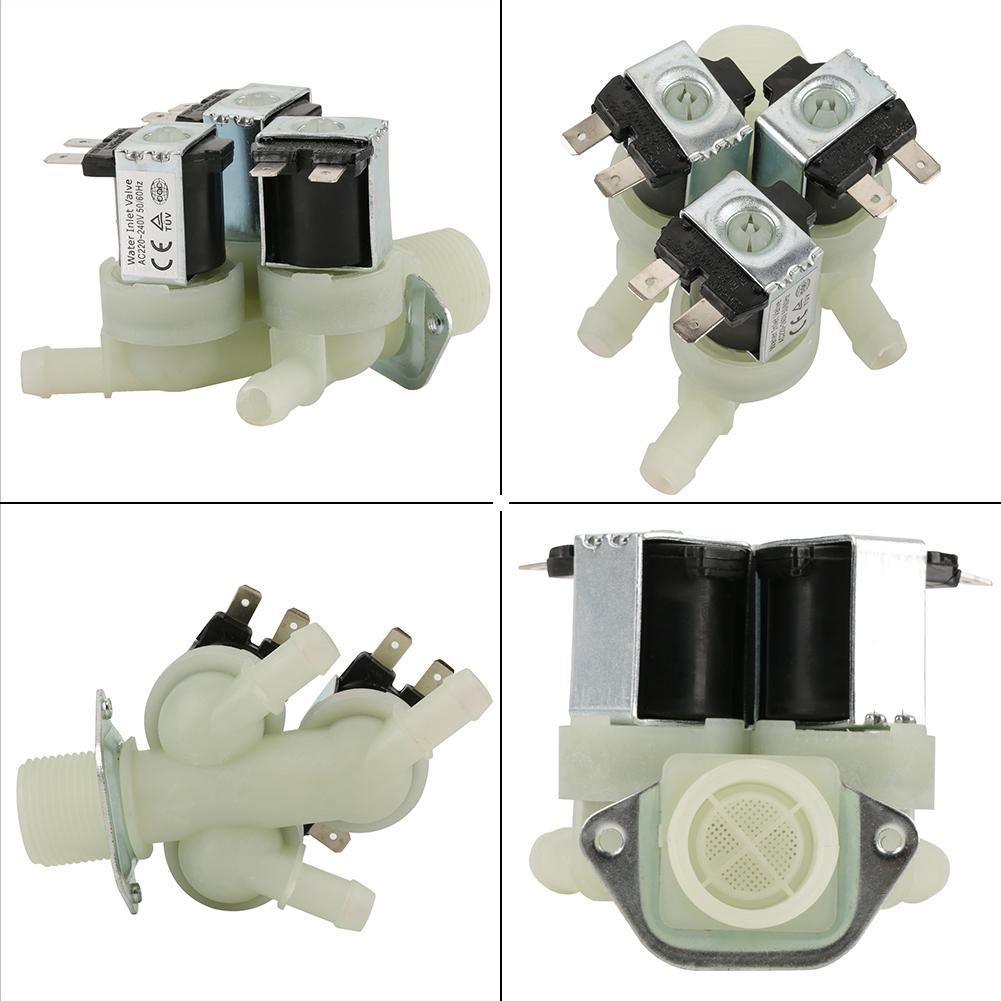 3 Way Water Inlet N/C Solenoid Valve AC 220V G3/4 | Shopee Philippines