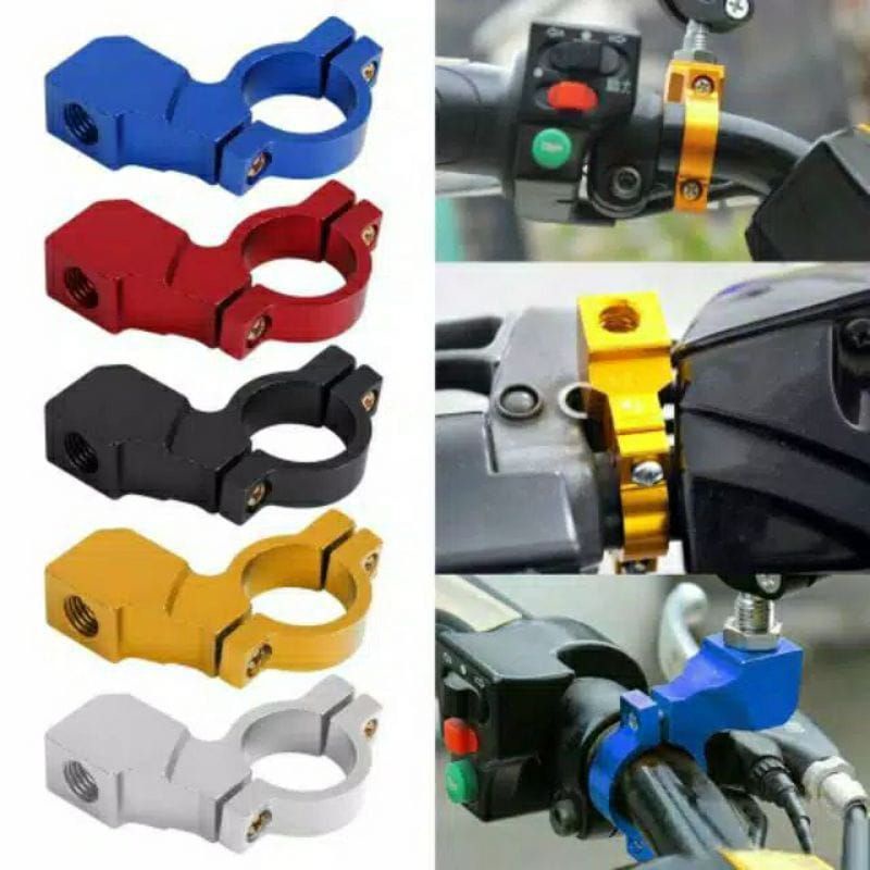 MERAH MOTORCYCLE MIRROR BRACKET CNC MOTORCYCLE MIRROR HOLDER BRACKET ...