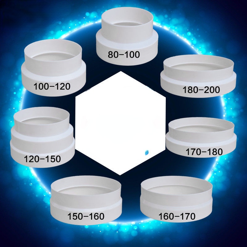 Hood Split Adapter Bonnet Exhaust Duct Cross over Sub Smoke Pipe ...