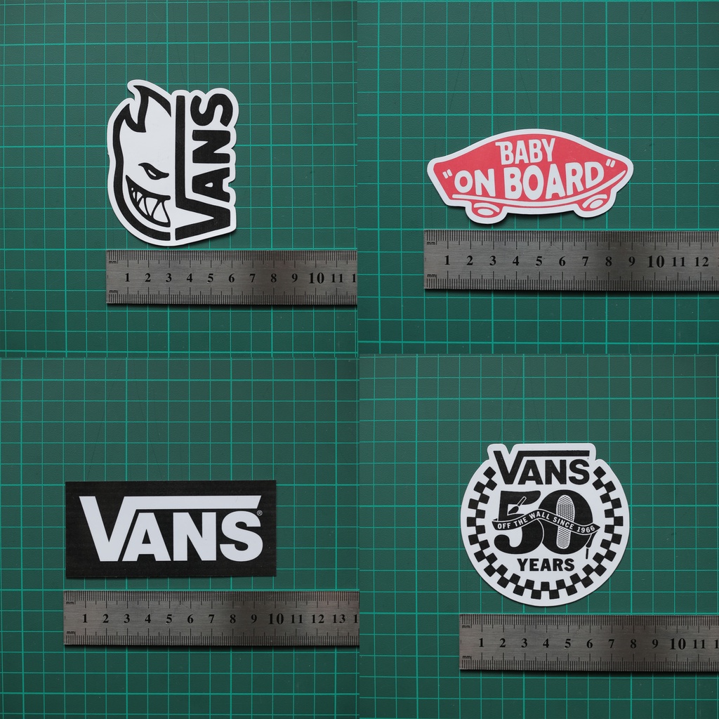 Sticker ( Vans, Vans Baby On Board, Vans Black, Vans50th ) | Shopee ...