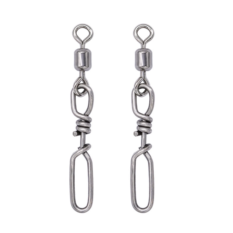 Rompin 10 Pcs Lot Stainless Steel Power Speed Swivel Can Pass Through ...