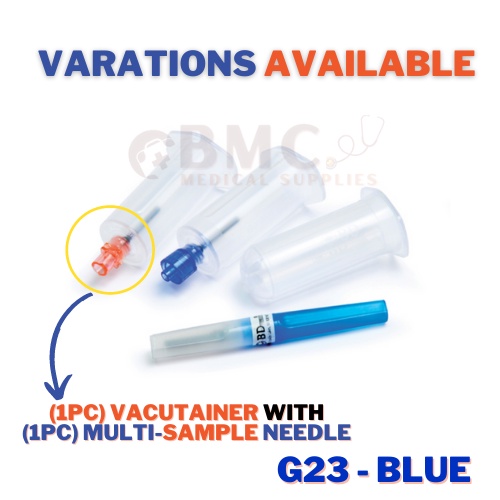 Vacutainer Adapter Only (1PC) and Multi Sample Needle (G21, G22, G23 ...