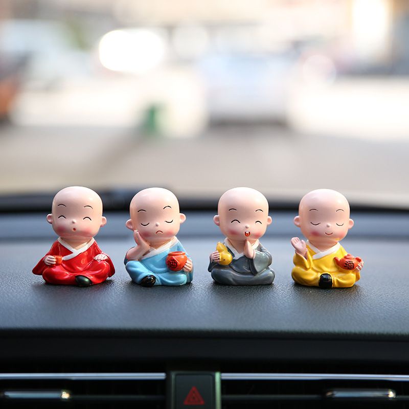 Little Monk Car Dashboard DISPLAY Shaolin Monk Car Dashboard Display ...