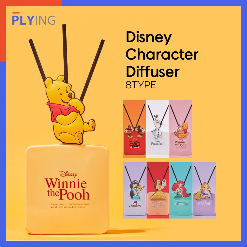 Disney Character Premium Reed Diffuser 100ml 8Type(Piglet/Ariel/Mickey ...