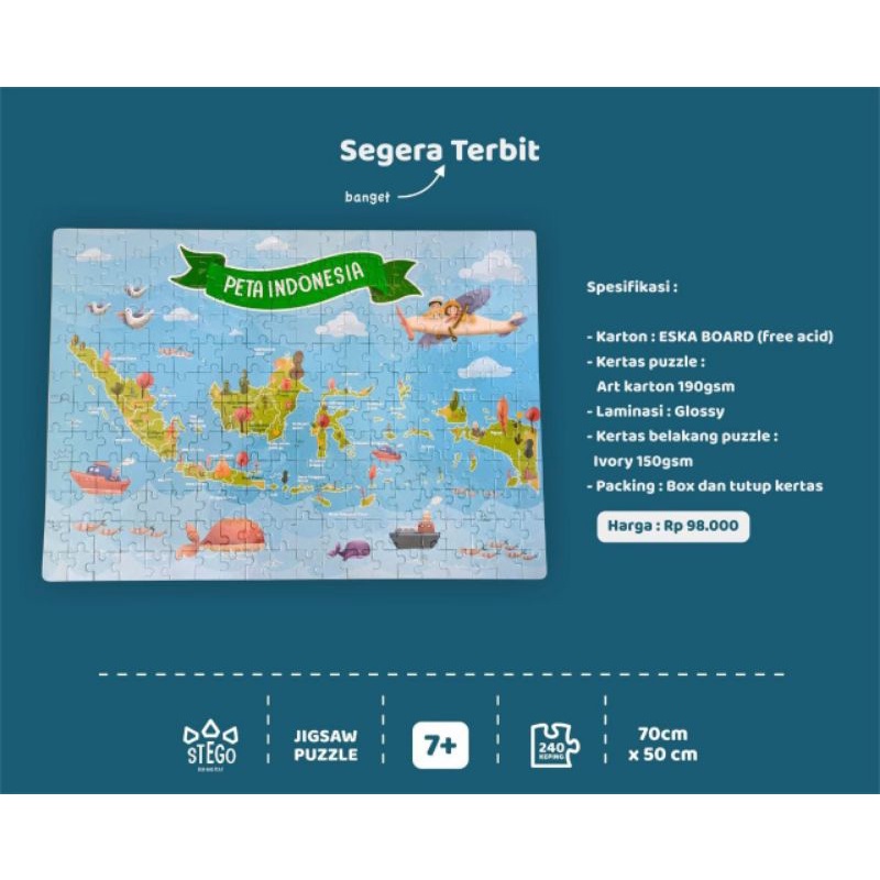 Indonesian Map Puzzle | Shopee Philippines