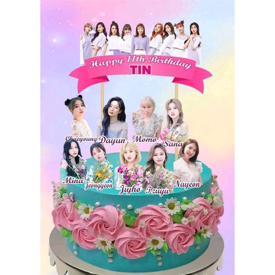 Twice Theme Cake Topper | Shopee Philippines