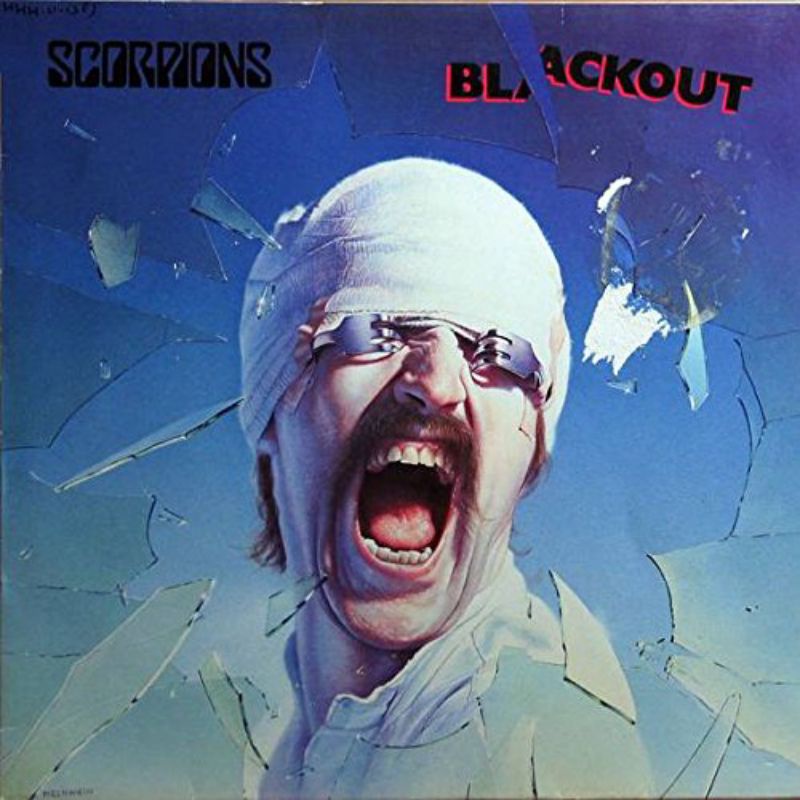 SCORPIONS BLACKOUT Vinyl, Plaka LP 12" No Cover(hubad) Disc Only Tested ...