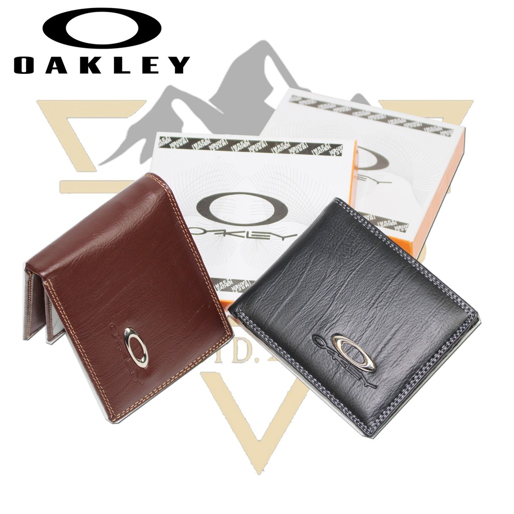 Synthetic Leather Men's Wallet - Men's Wallet Brand oakley - Plain Iron ...