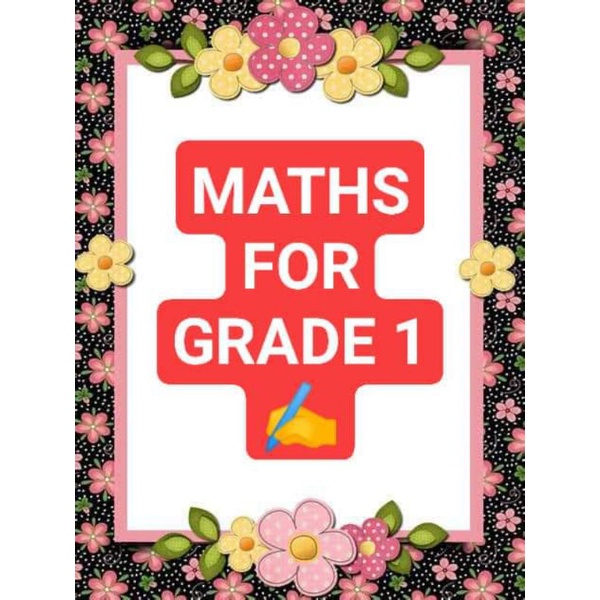 Maths for Grade 1 (21 pages) free bookbind | Shopee Philippines
