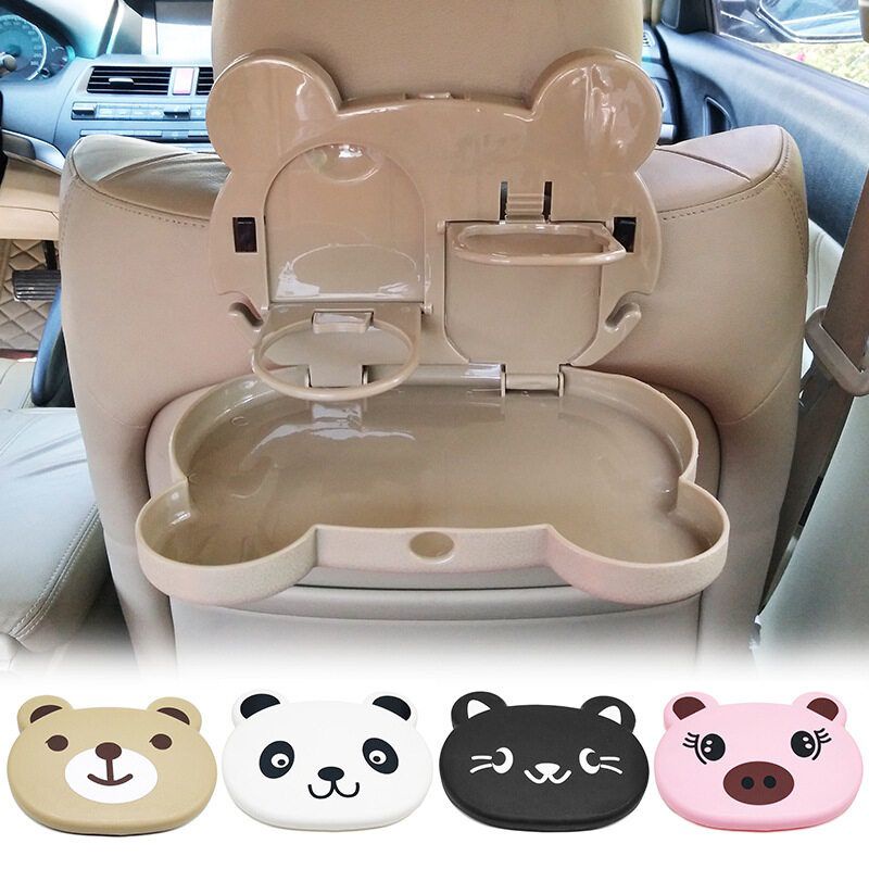 Foldable Food Tray Behind Seat Car Glass Holder Hanging Of The Back Of ...