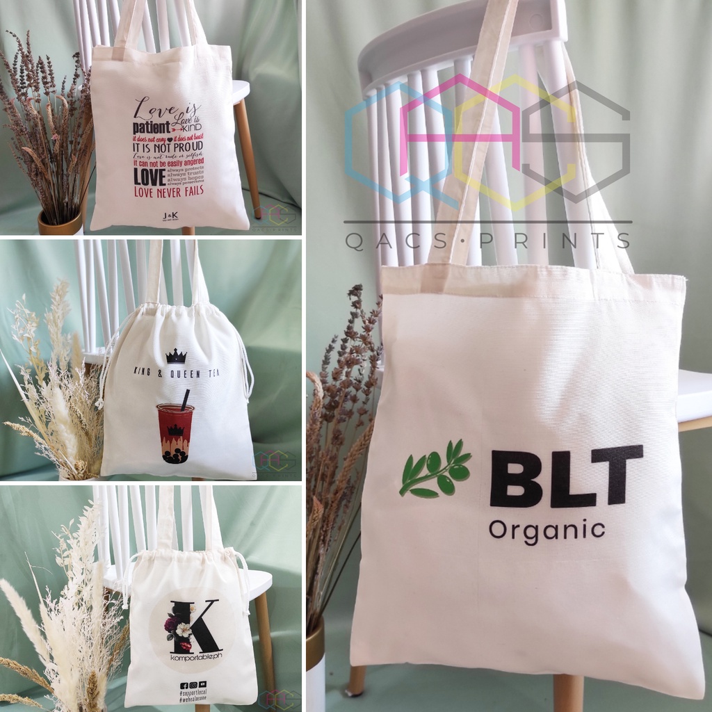 Personalized Tote Bag/ Eco Bag/ Katsa Bag / Lite-Canvas/ Packaging ...