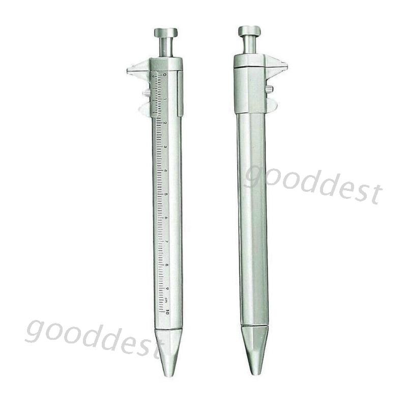 2 Gel Pens Vernier Calipers 10cm Metric Dial Precision Scale Dials ...