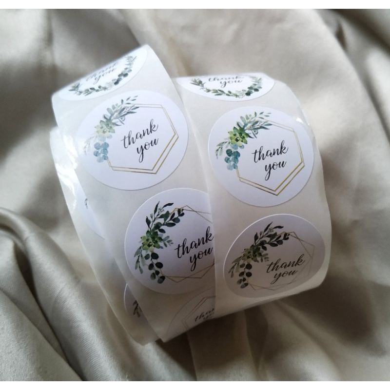 (100Pcs) Sticker roll/ sticker label/sticker packaging/ sticker label ...