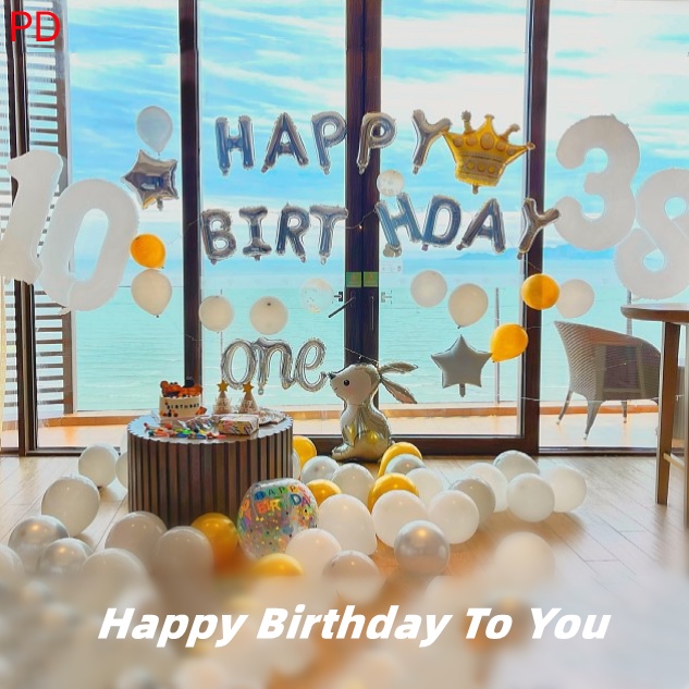 Baby Shower Decoration Set 32inch White Number Foil Balloons Crown ...